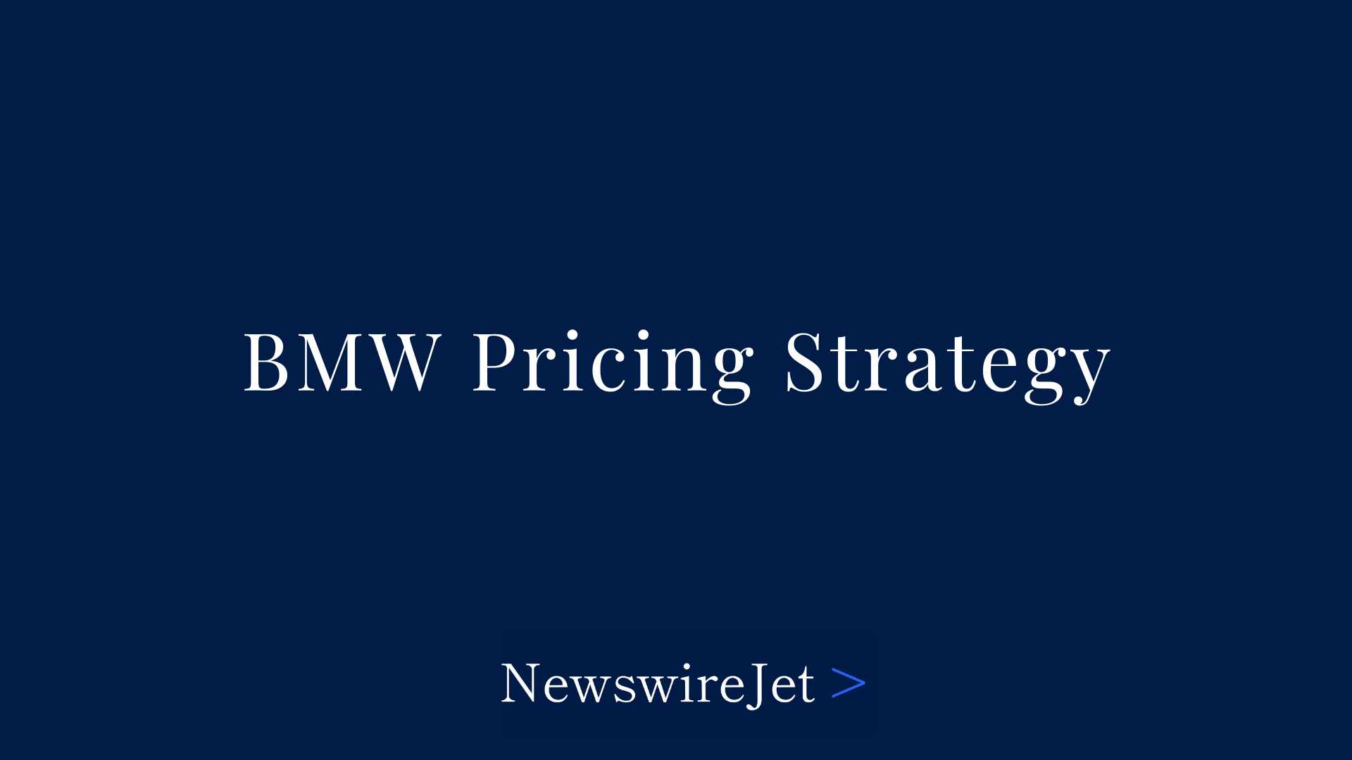 BMW Pricing Strategy Analyzed: Balancing Luxury and Affordability ...
