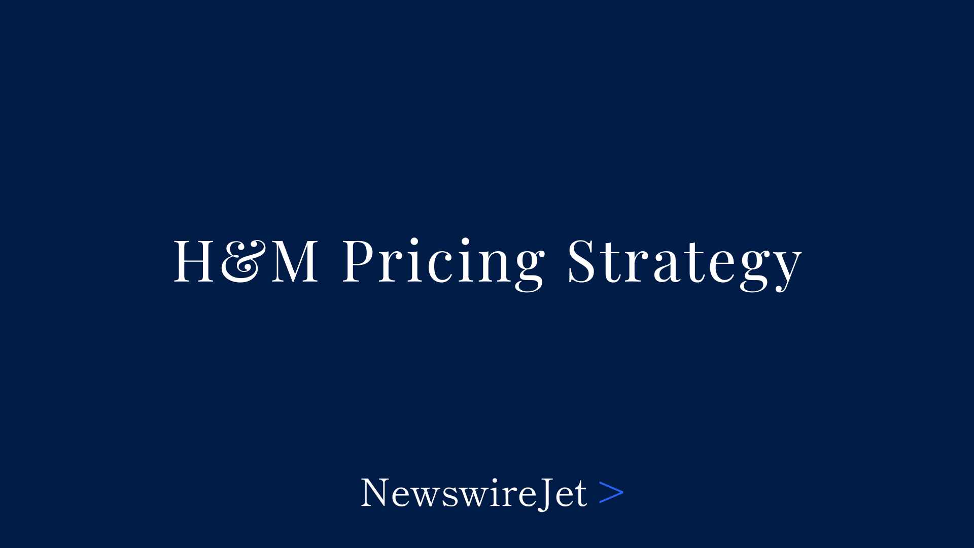 H&M Pricing Strategy Analyzed: Balancing Affordability and Quality ...