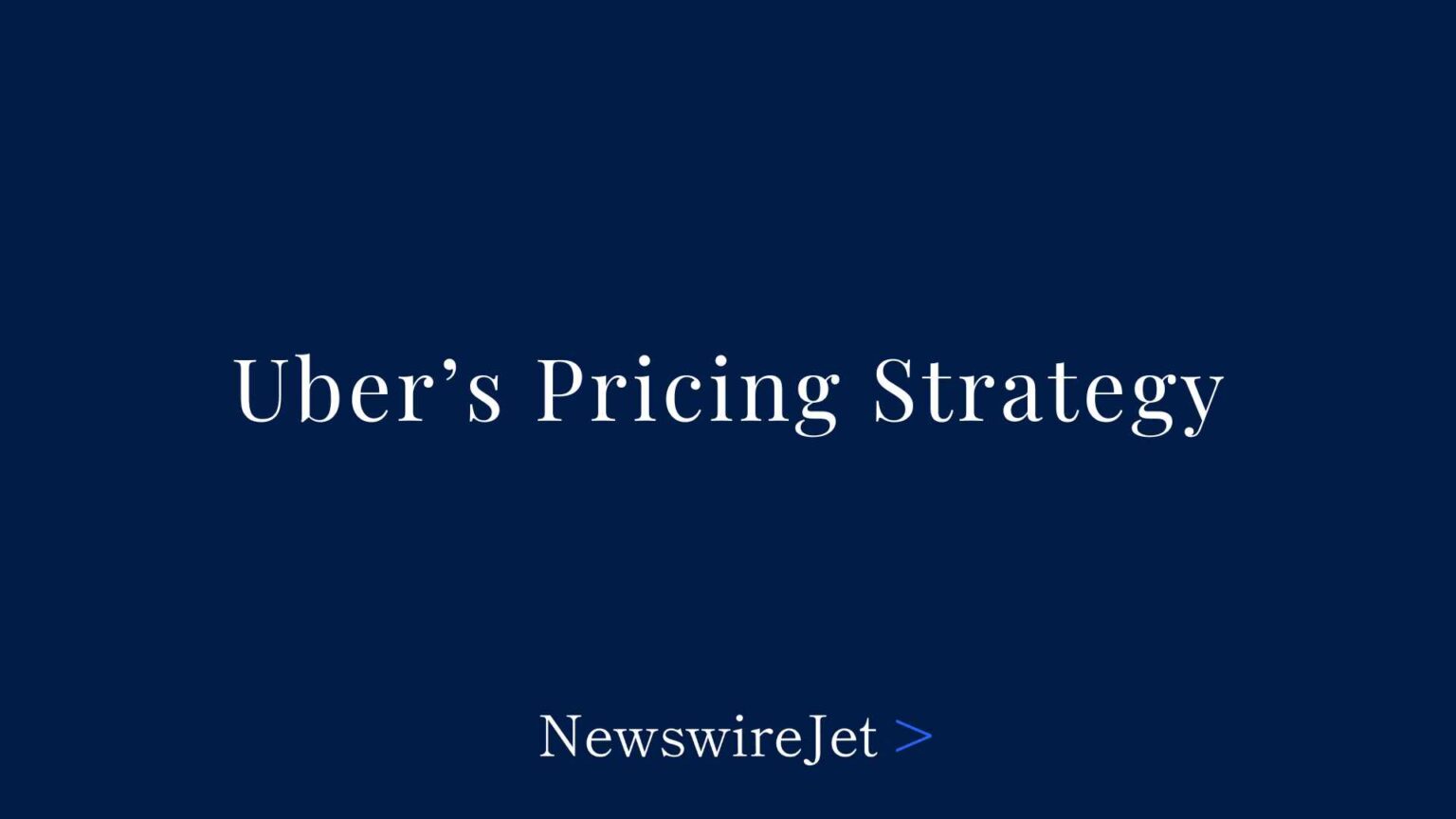 Uber’s Pricing Strategy: Balancing Demand and Driver Incentives ...
