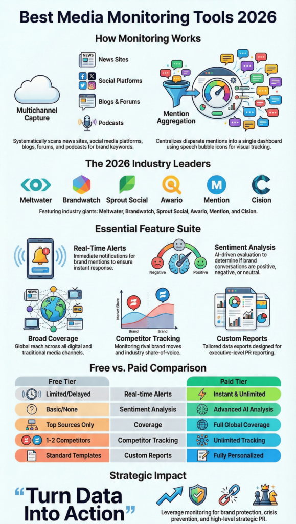 Best Media Monitoring Tools You Need in 2026
