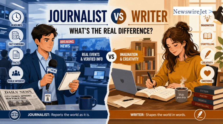 Journalist vs Writer: What’s the Real Difference?