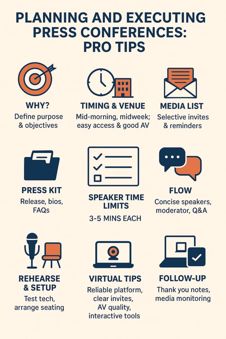 Planning and Executing Press Conferences: 2026 Pro Tips
