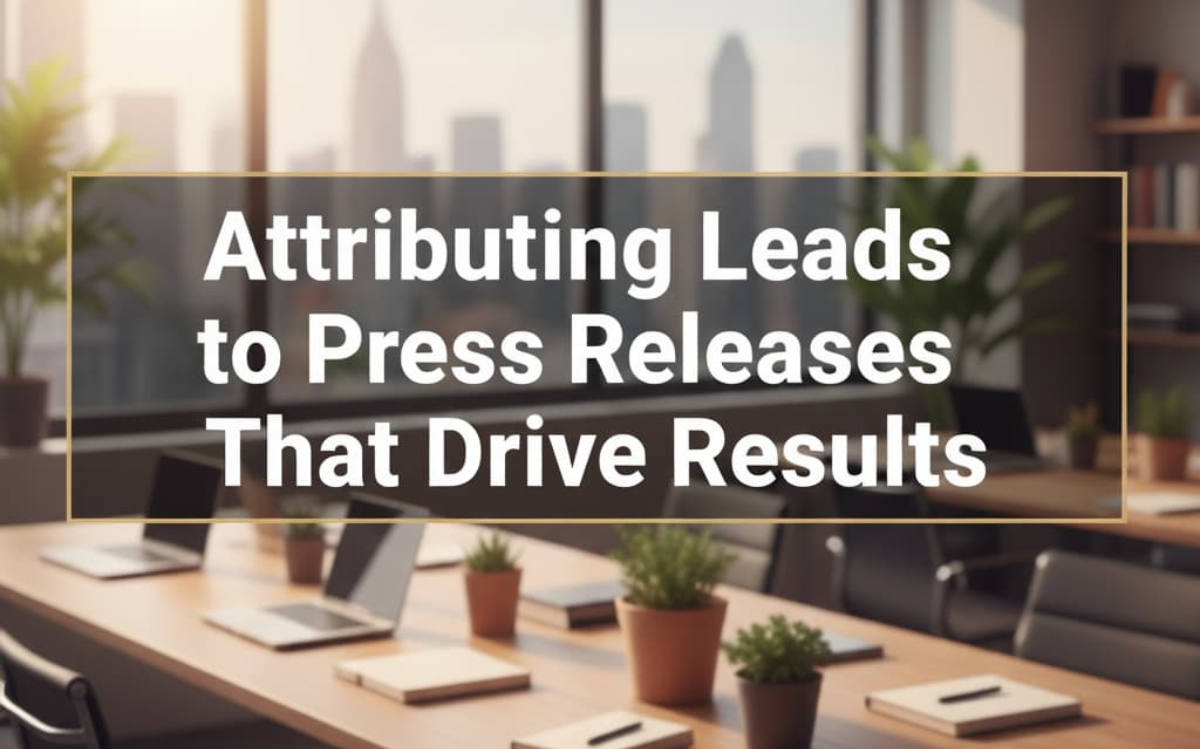 Attributing Leads to Press Releases That Drive Results - NewswireJet
