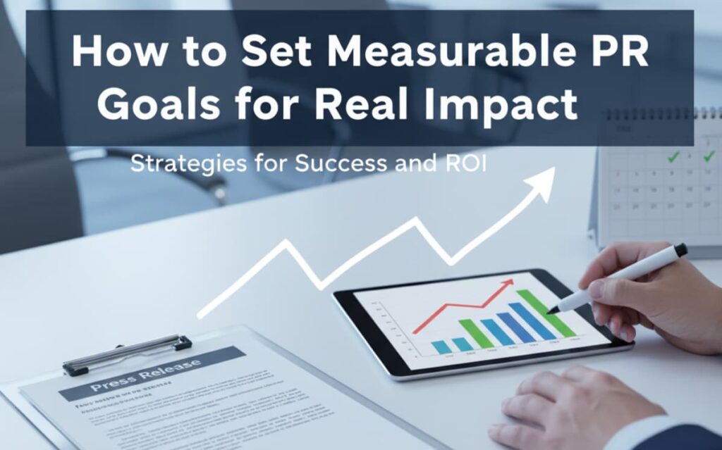 How to Set Measurable PR Goals for Real Impact - NewswireJet
