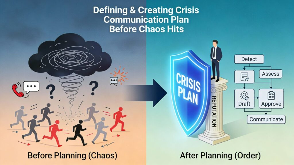 Defining & Creating Crisis Communication Plan Before Chaos Hits